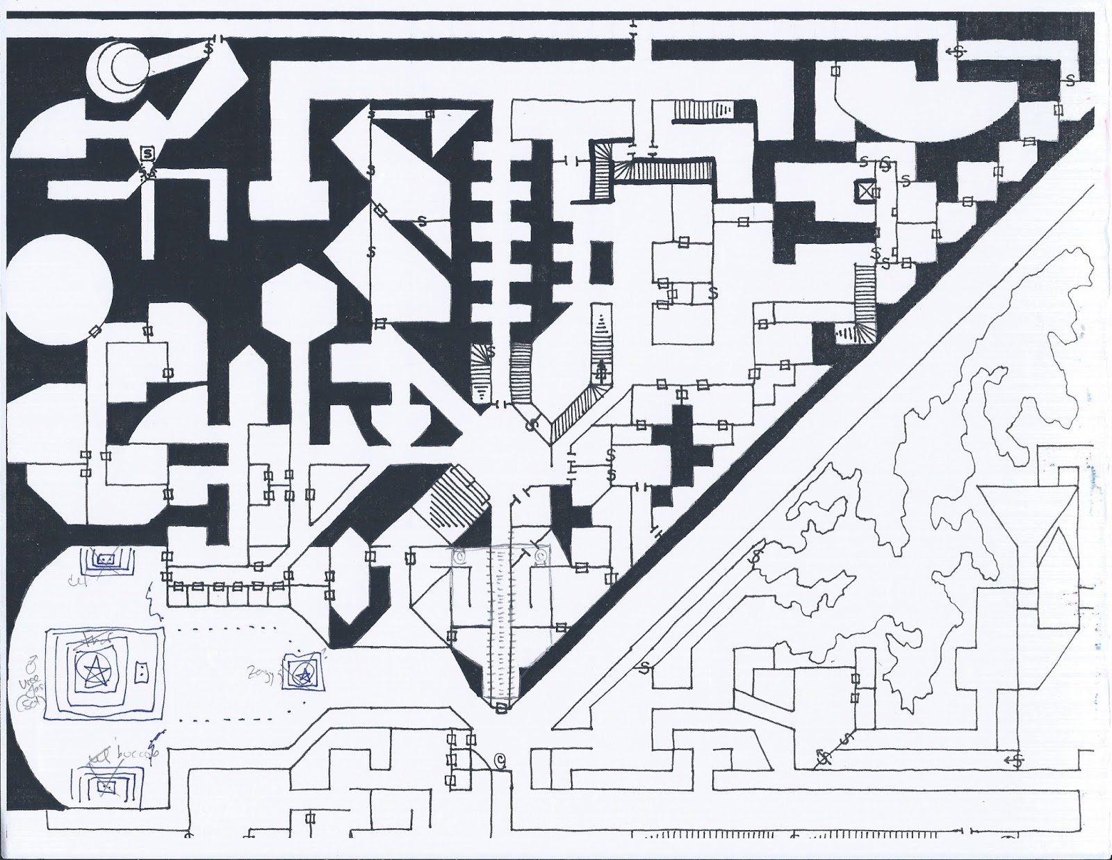 grodog's Mega-Dungeon Maps - The Heretical Temple of Wee Jas - Greyhawk ...
