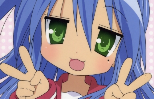 Anime girls doing the peace sign | Animoe