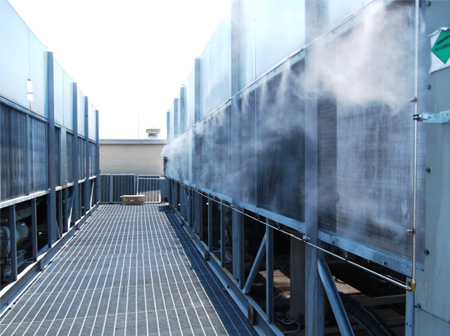 Pre-cooling Misting System And Its Usage