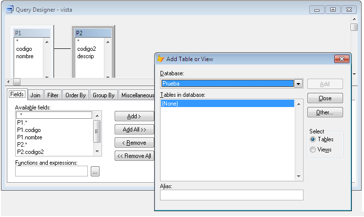 Como relacionar tablas vfp ~ Visual Foxpro