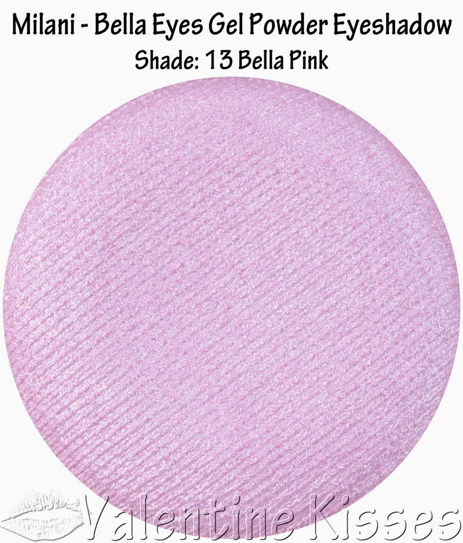 Valentine Kisses: Milani Bella Eyes Gel Powder Eyeshadow - swatches ...