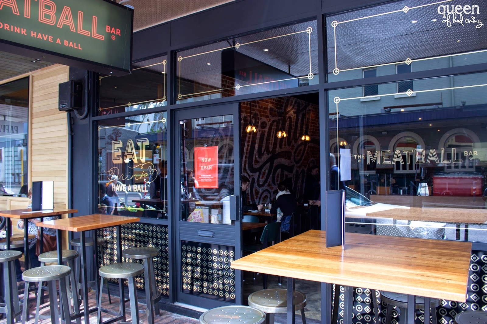 Queen of Bad Timing: Balls and BYO at The Meatball Bar