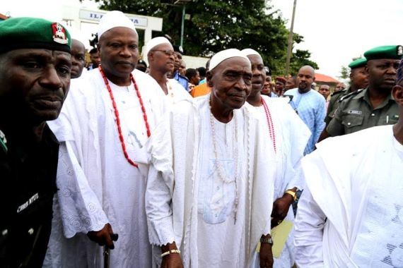 Photos from the funeral service of Ooni of Ife