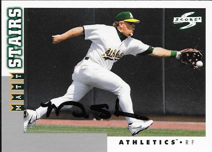 foul bunt: TTM Success - Matt Stairs