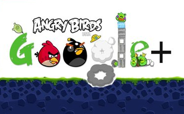 Angry Bird + | Angry Bird in Google Plus ~ Digs Games