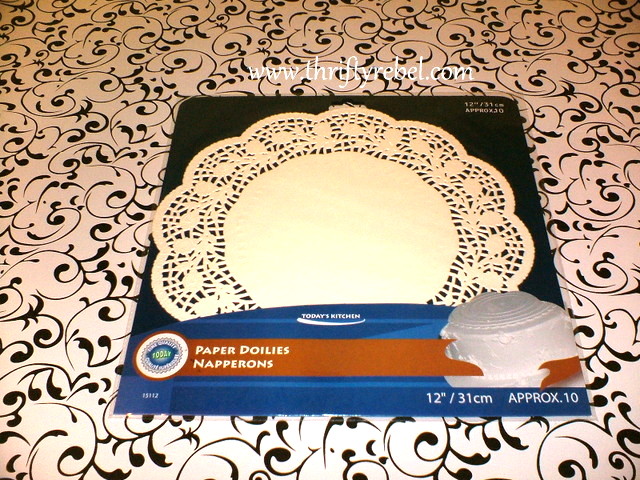 Paper Doily Decorative Border - Color Me Thrifty