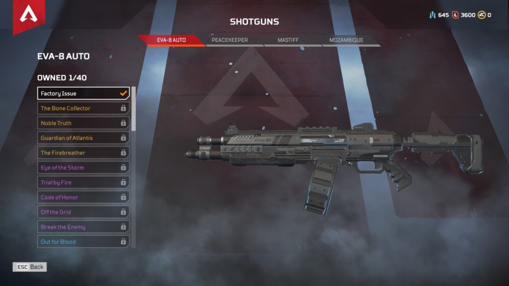 Daftar Senjata Apex Legends