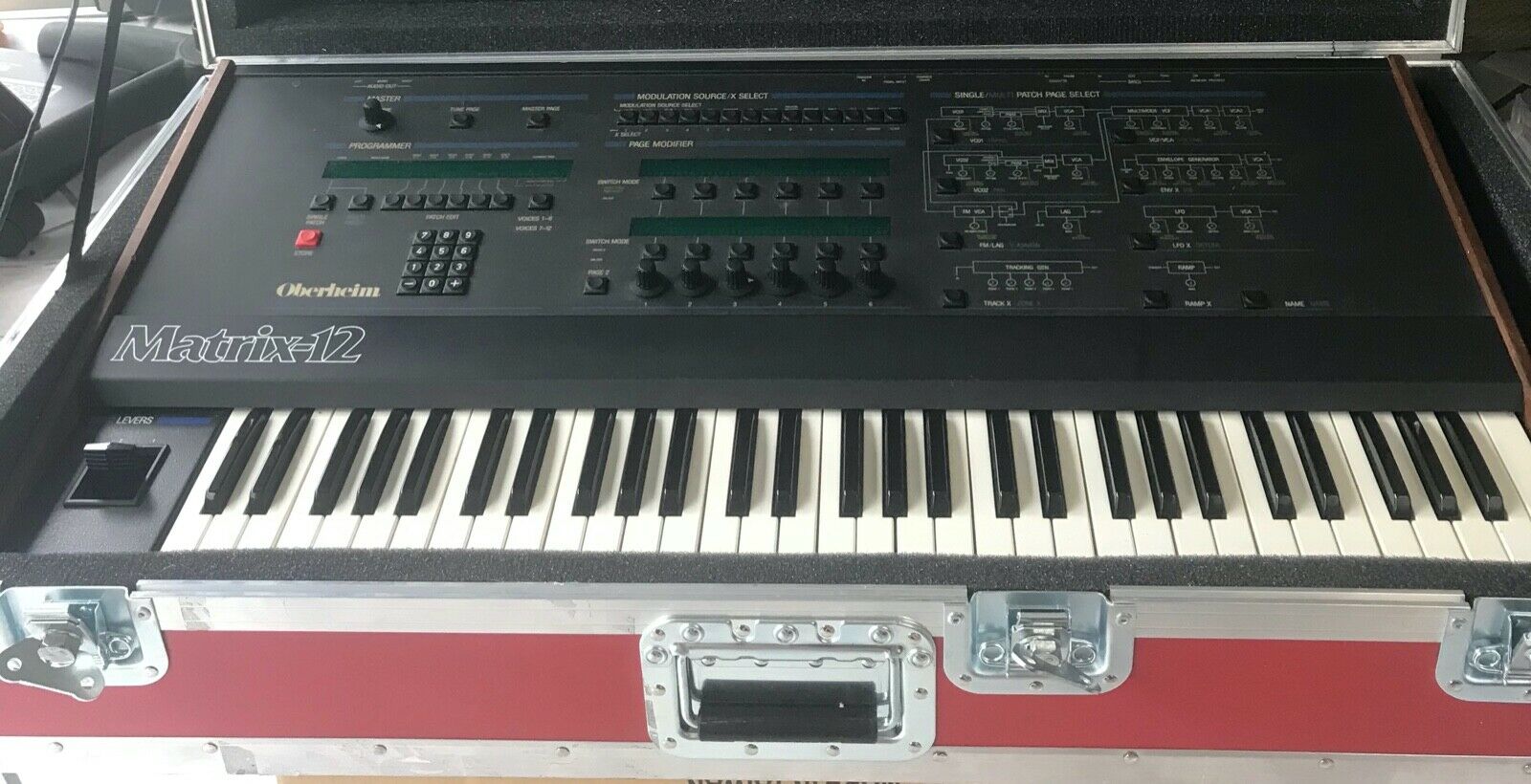 MATRIXSYNTH: Oberheim Matrix 12 Vintage Analog Synthesizer 12 Voice ...