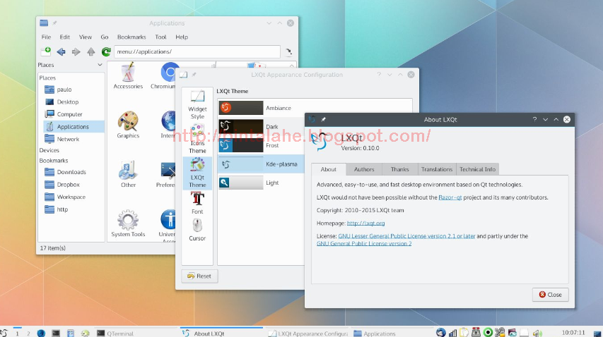 Desktop Linux Paling Ringan Dibangun Menggunakan LXQt - Ninna Wiends