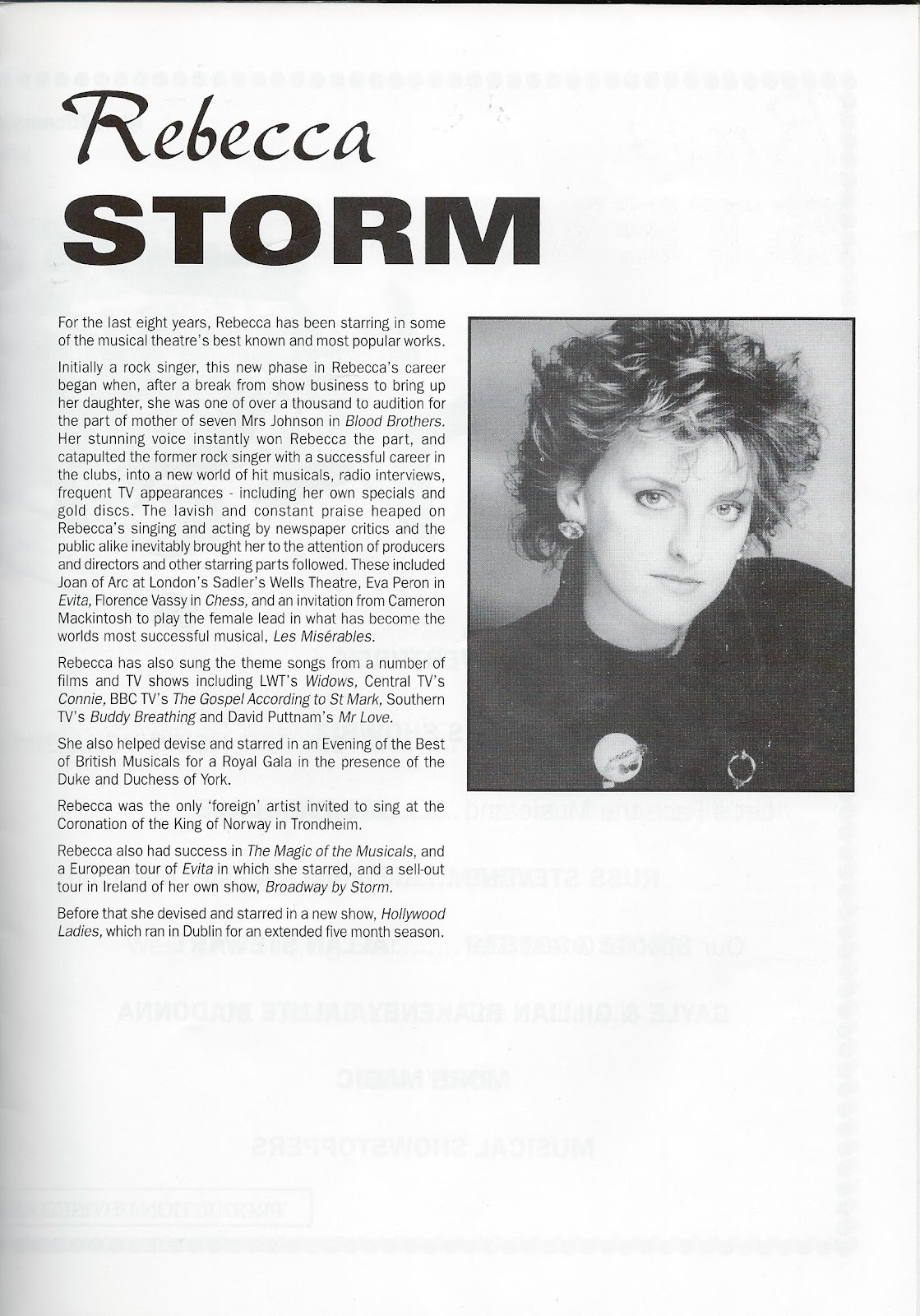 REBECCA STORM - ON STAGE!: EVENT FLASHBACK : THAT'S SHOWBIZ.. GRAND ...