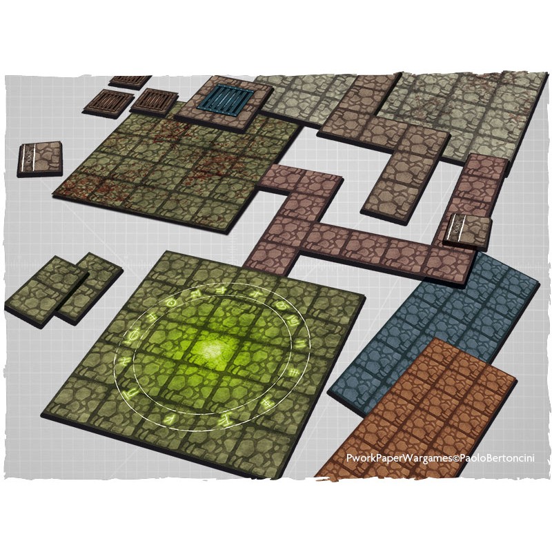 Wargame News and Terrain: Pwork Wargames: Master Starter Set Dungeon ...