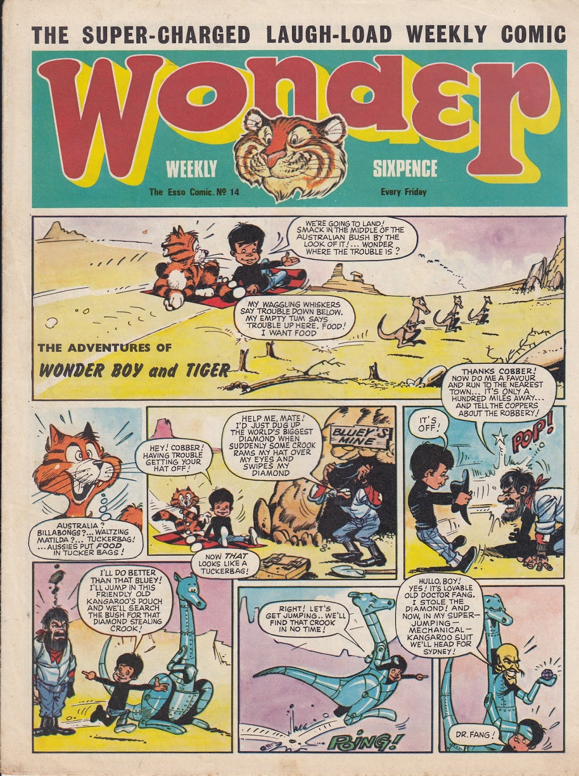 Boys Adventure Comics: UPDATED: Wonder weekly comic from Esso