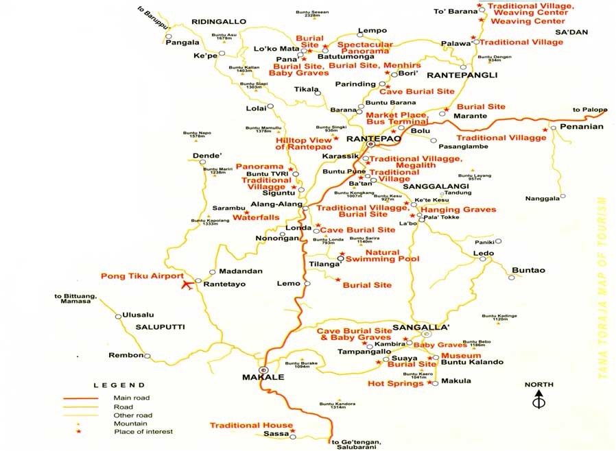 PNPM Kab. Tana Toraja: PETA TANA TORAJA