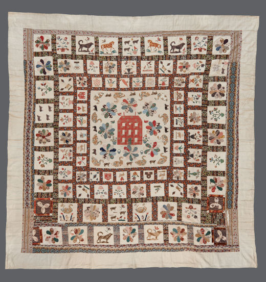 St Victor Quilts: Red Manor House