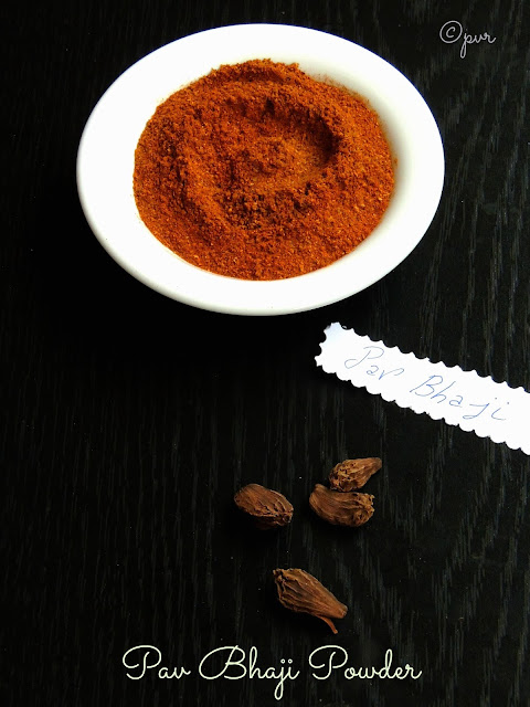 Priya's Versatile Recipes: Pav Bhaji Masala Powder