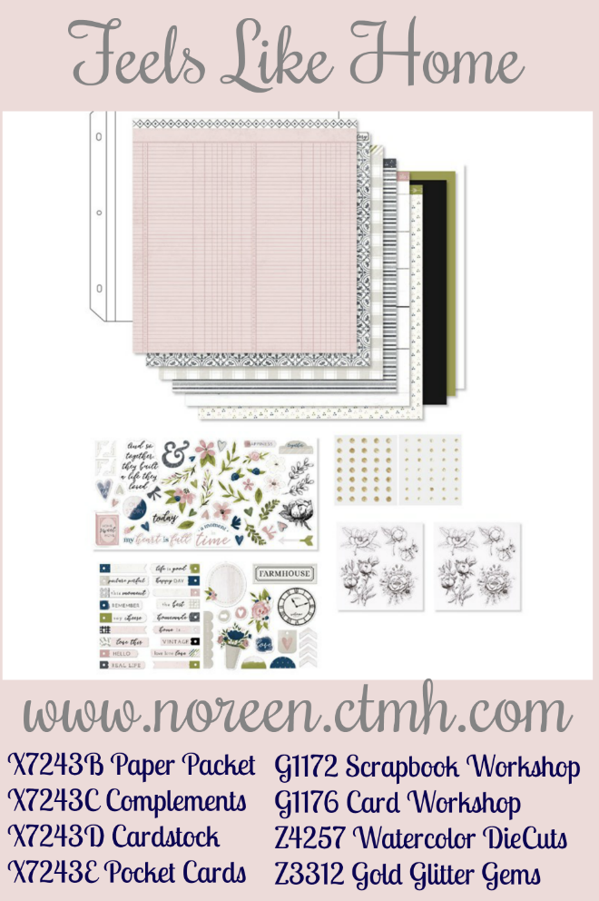 Noreen's Scrap N Chat: CTMH Feels Like Home Scrapbook Layout