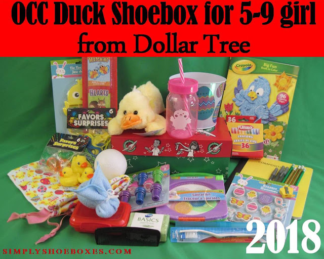 Simply Shoeboxes: Dollar Tree Easter Duck/Chick Themed Shoebox