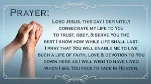 House Of Glory: BIBLICAL EXAMPLES OF A CONSECRATED LIFE!