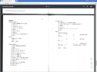 Πληροφορική - Προγραμματισμός: Η ώρα της BASIC - Παράδειγμα από το 1964.
