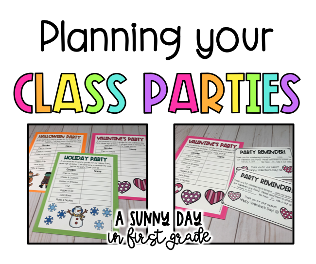 Class Parties Made Easy! | A Sunny Day in First Grade