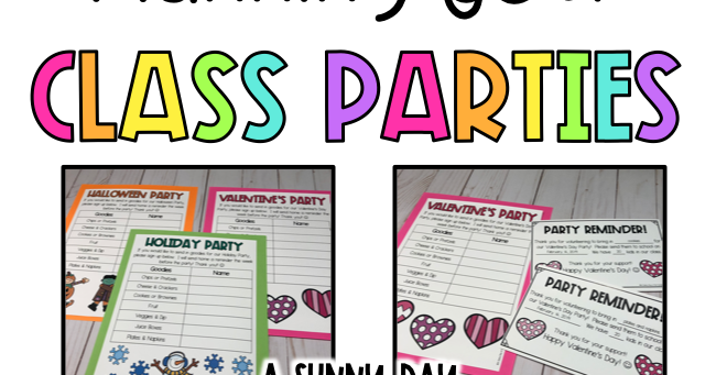 Class Parties Made Easy! | A Sunny Day in First Grade