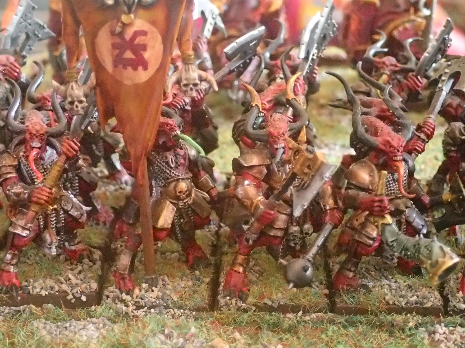 The Greater Army of Khorne: Converted Bloodletters from Beastmen Bestigors