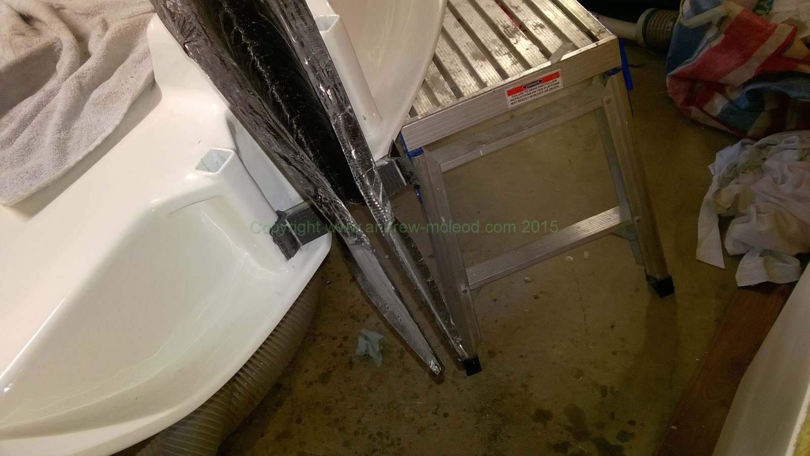 Farrier F22R trimaran building blog by Andrew McLeod: Interior ...