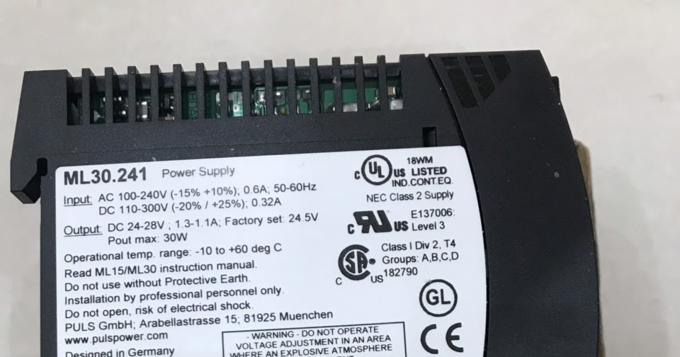 Bộ nguồn Puls ML30.241