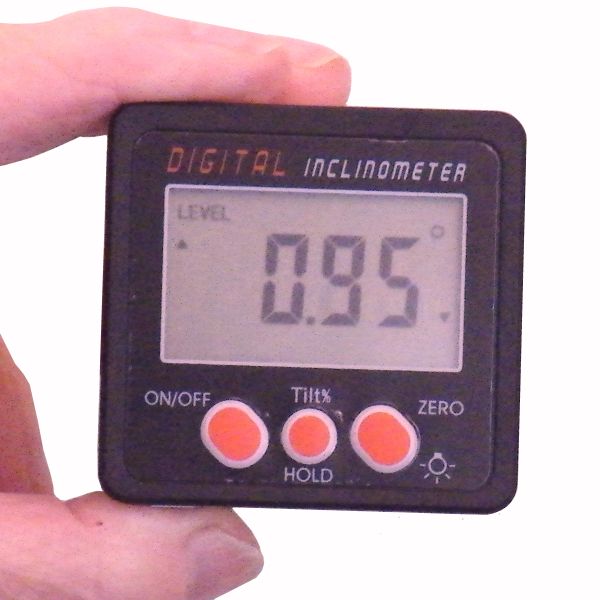 Chinese electronics products tested (143 tests): Digital inclinometer ...