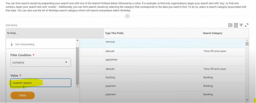 Workday: Check reports