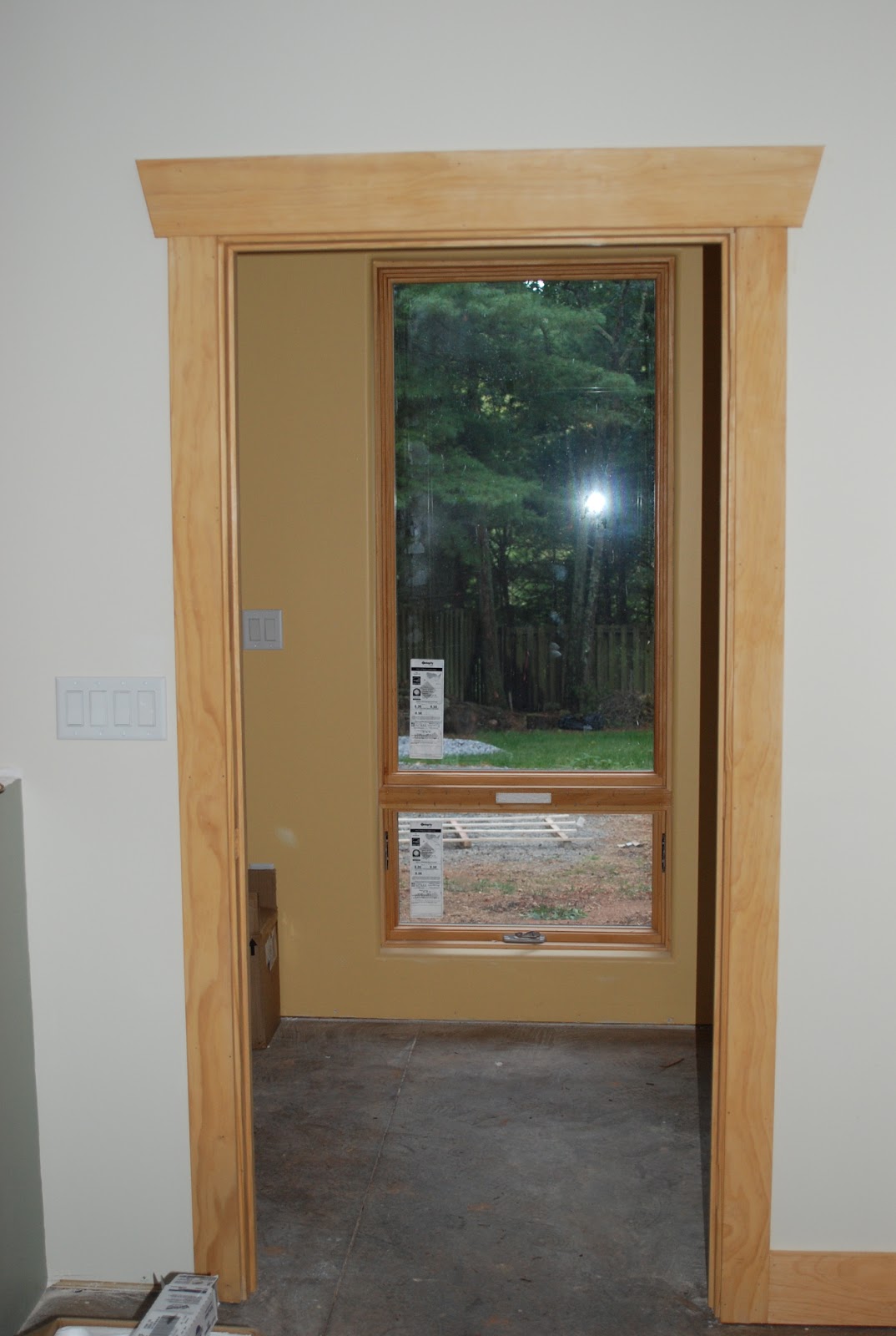 Passive Solar Residence: Trim, finishes, and fixtures