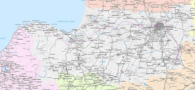 Lefkoşa Haritası City Regional | Kıbrıs Topraklarının Bölgesel Haritası