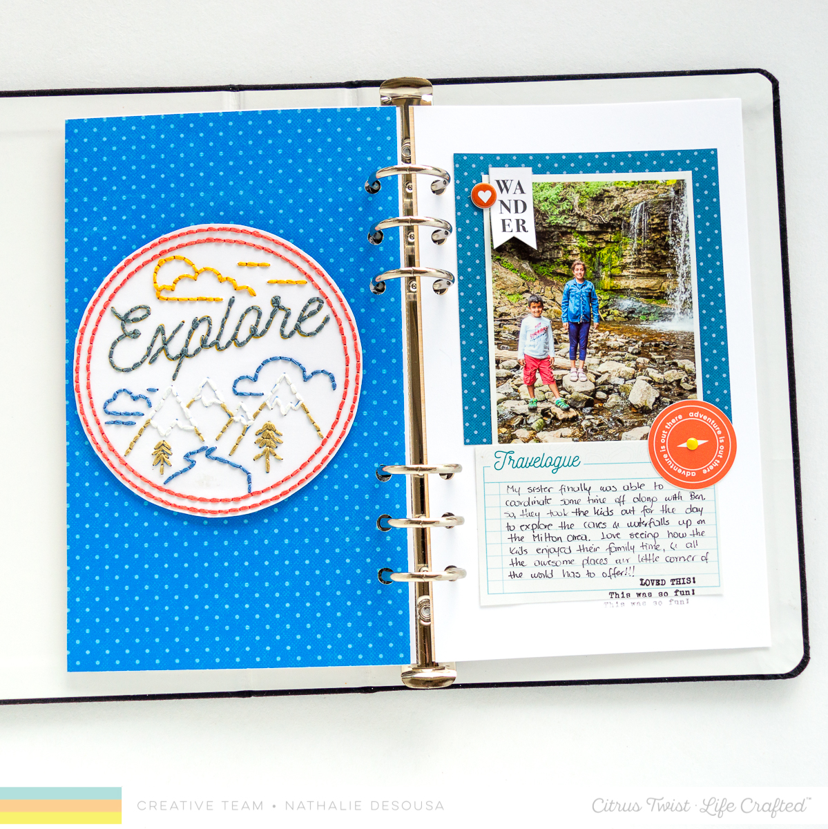 Living an Inspired Life: HYBRID LIFE CRAFTED LAYOUTS - Citrus Twist Kits