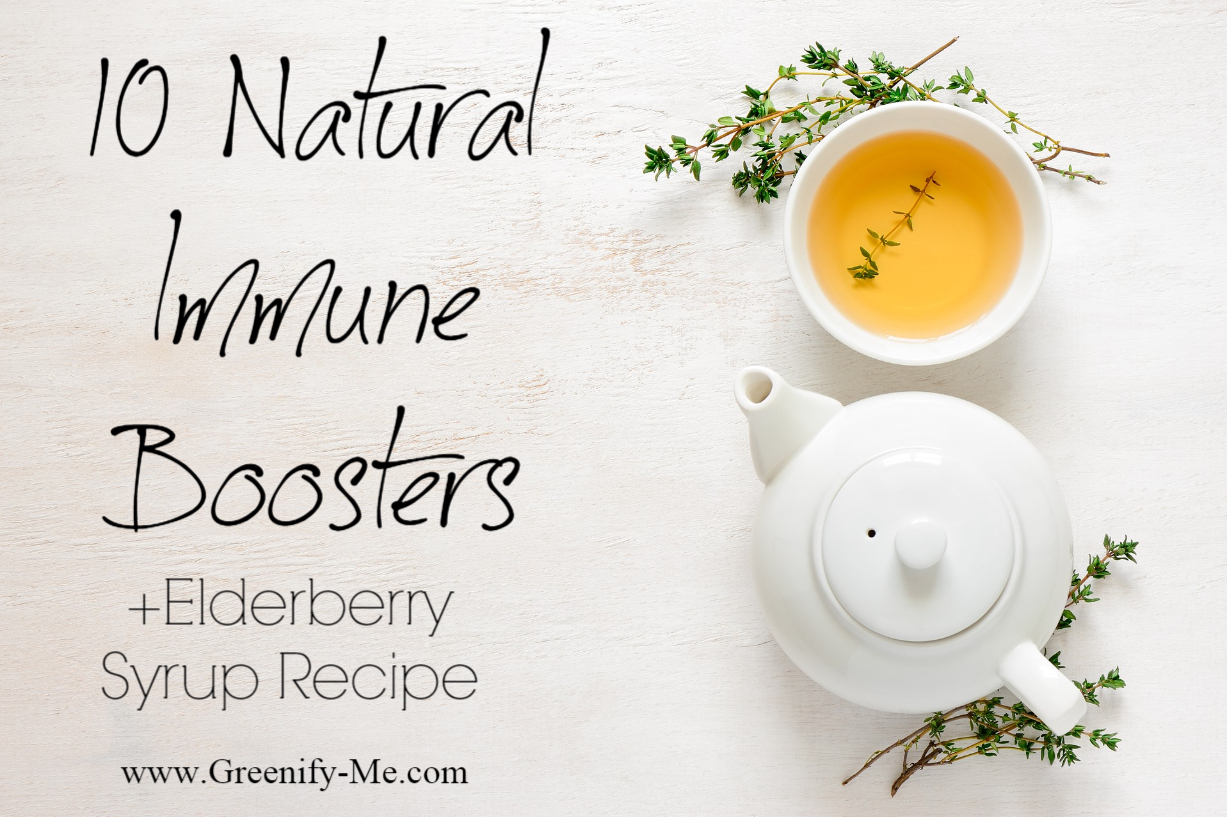 10 Natural Immune Boosters (+Elderberry Syrup Recipe) - Greenify Me