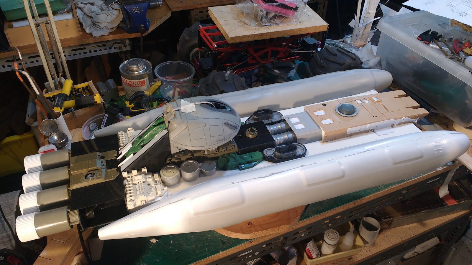 RC Sci Fi: Space Barge part 1