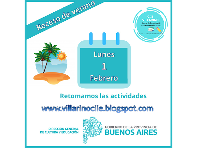 CIIE Villarino - Formación Docente Permanente: Receso