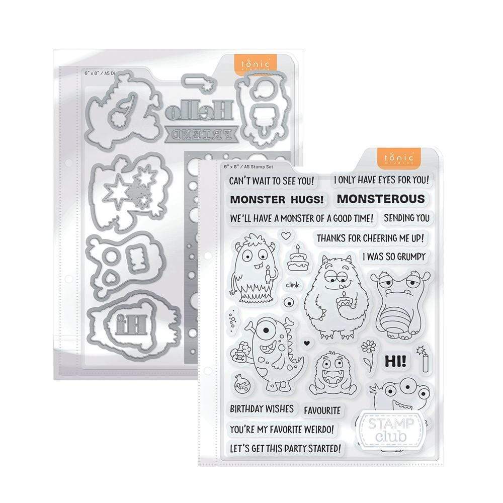 I Love Doing All Things Crafty: Little Monster Cards | Tonic Studios ...