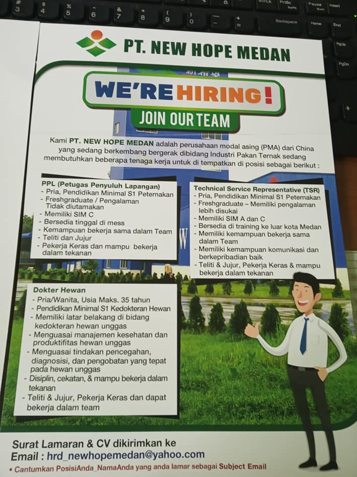 Lowongan Kerja Terbaru di PT New Hope Medan Juli 2019 | Lowongan Kerja Medan Terbaru Tahun 2023