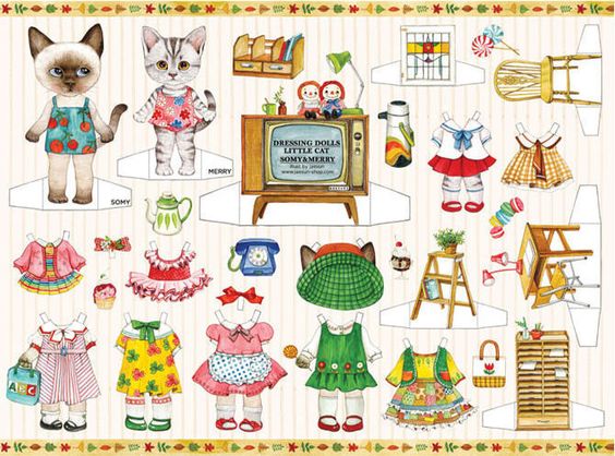 Las Recortables de Veva e Isabel: Recortables de Animales