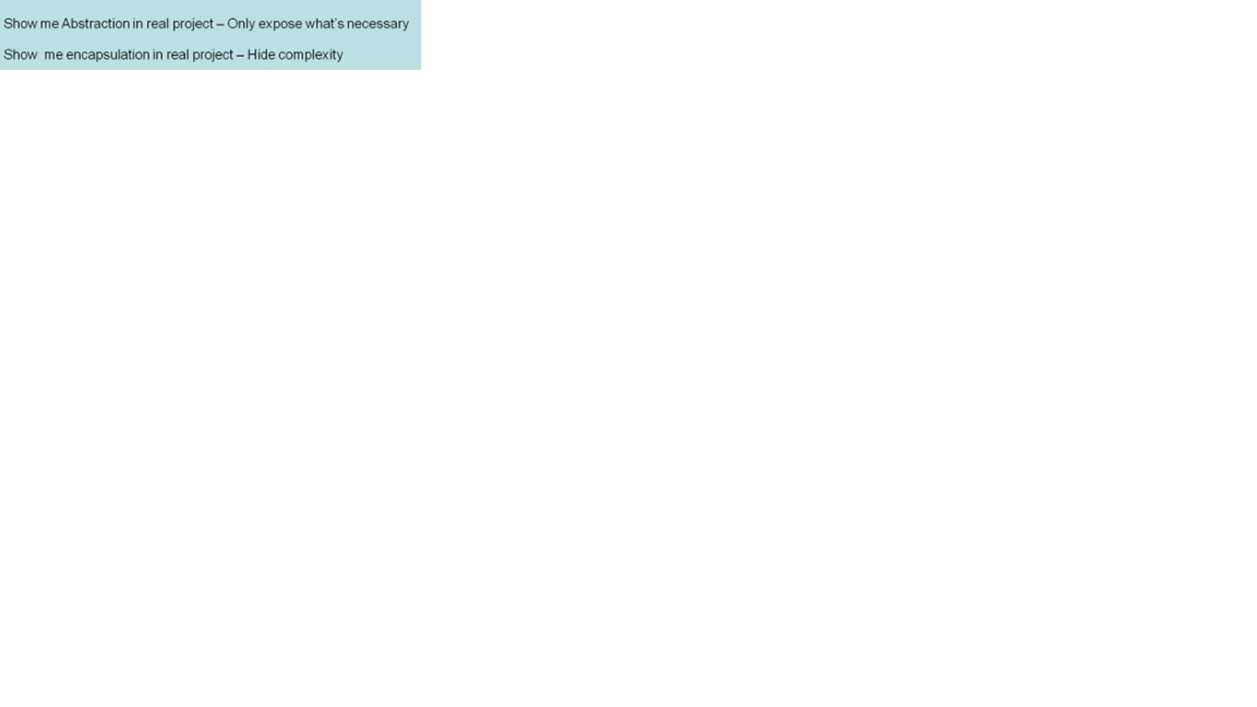 Dynamics Crm Encapsulation Vs Abstraction
