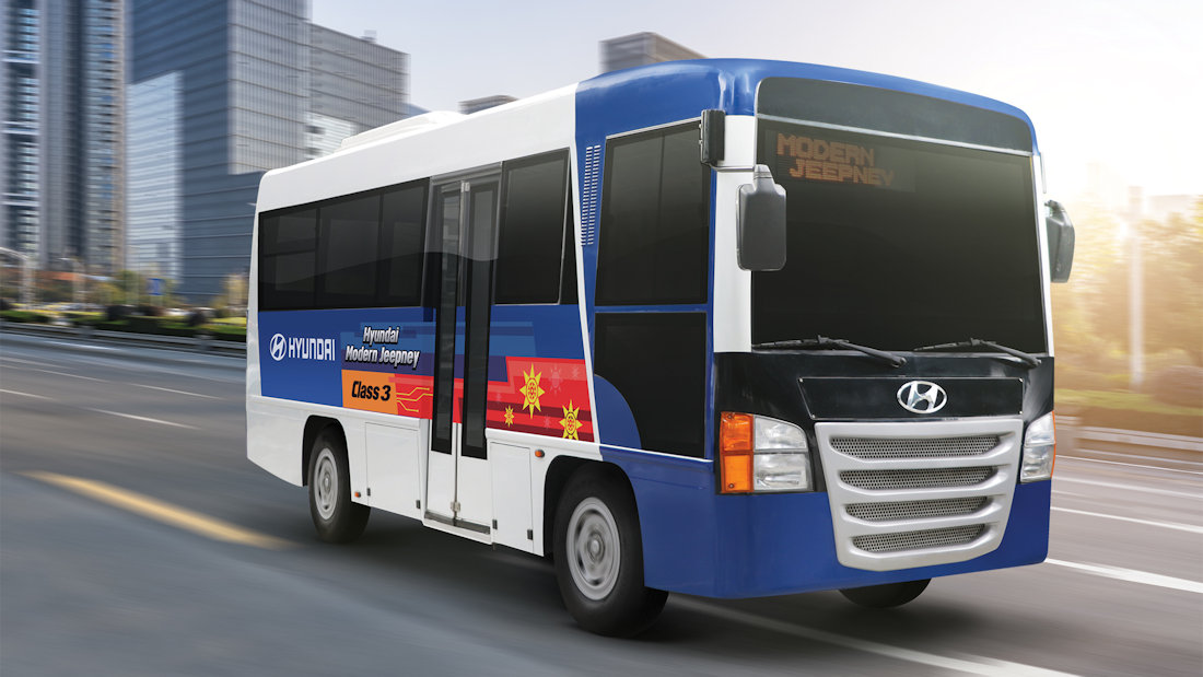 Hyundai PH Receives DOTr Certification for Its Class 3 Modern Jeepney ...