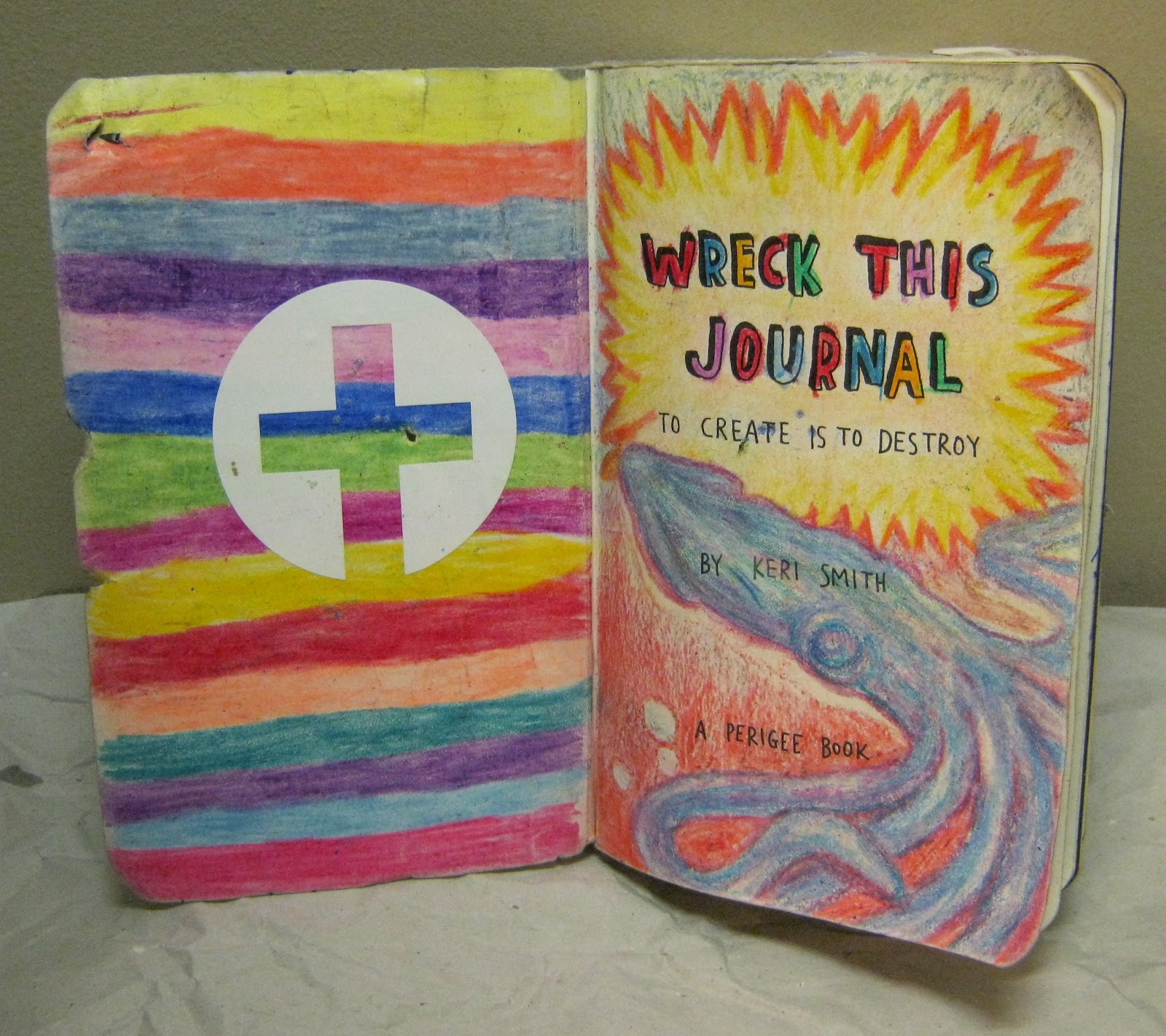 Trina is artsy fartsy: Wreck this Journal!