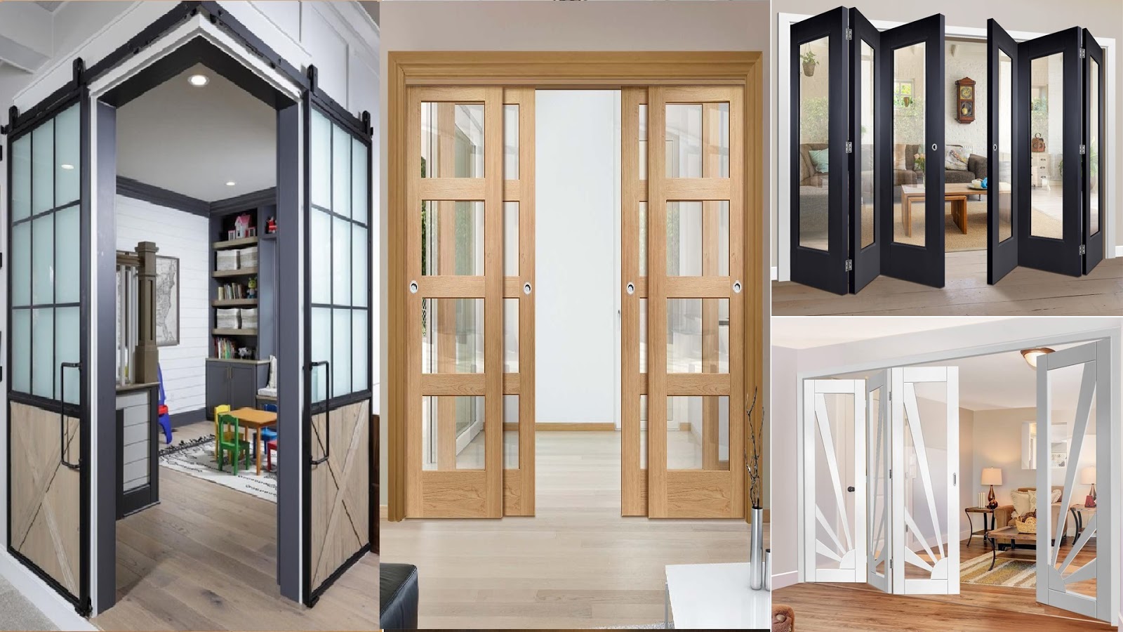 Types de portes couramment utilisées dans le bâtiment