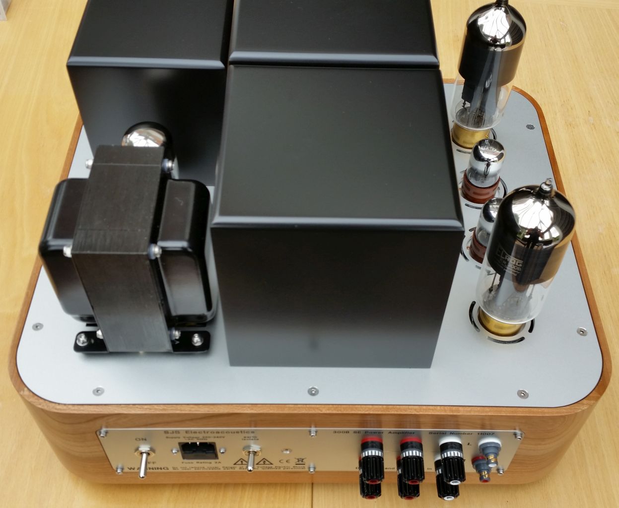 sjs electroacoustics: Arcadia Model 5 Stereo SE 300B Power Amplifier