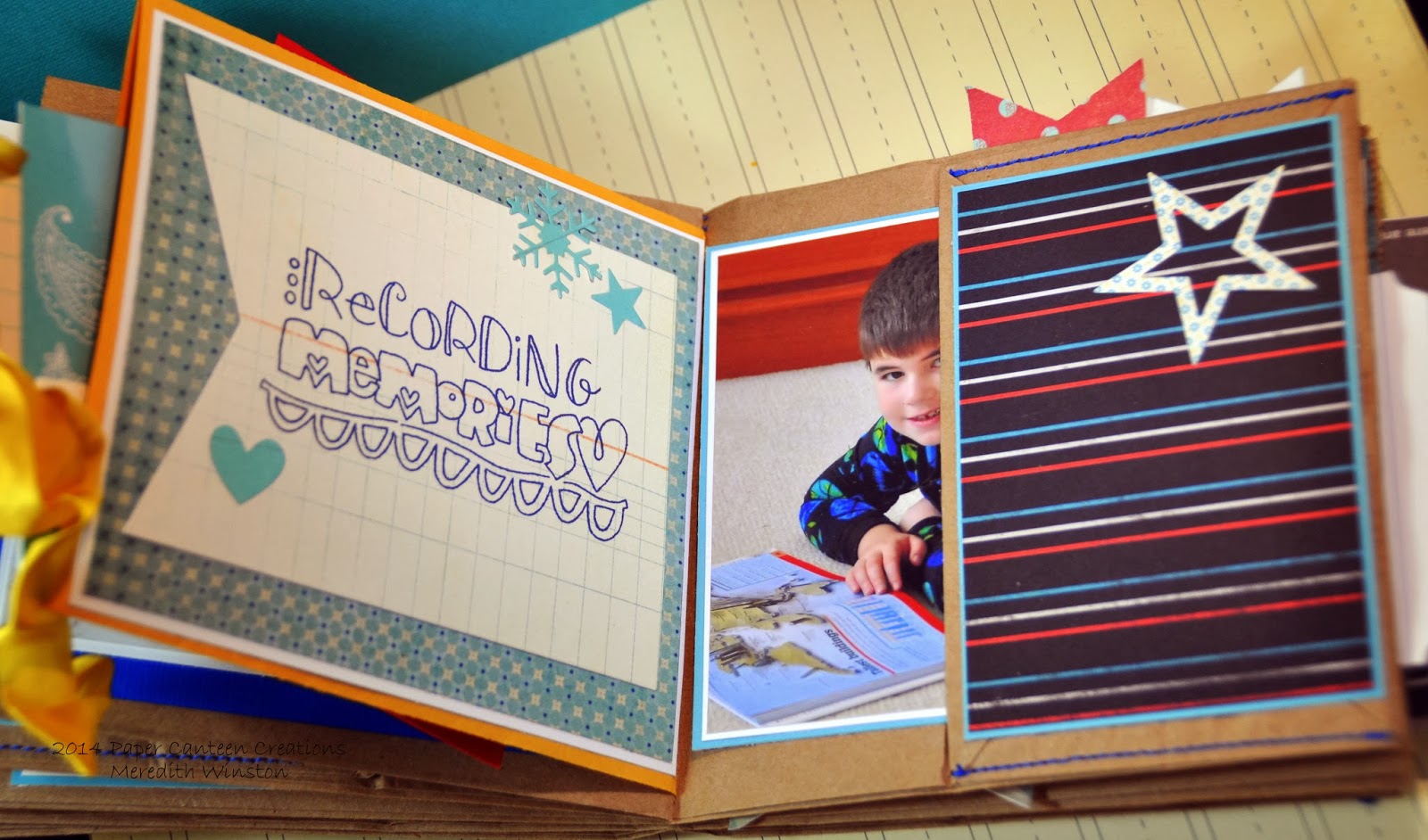 Paper Canteen Creations: Paper Bag Mini Book - Happy Birthday Dear Friend