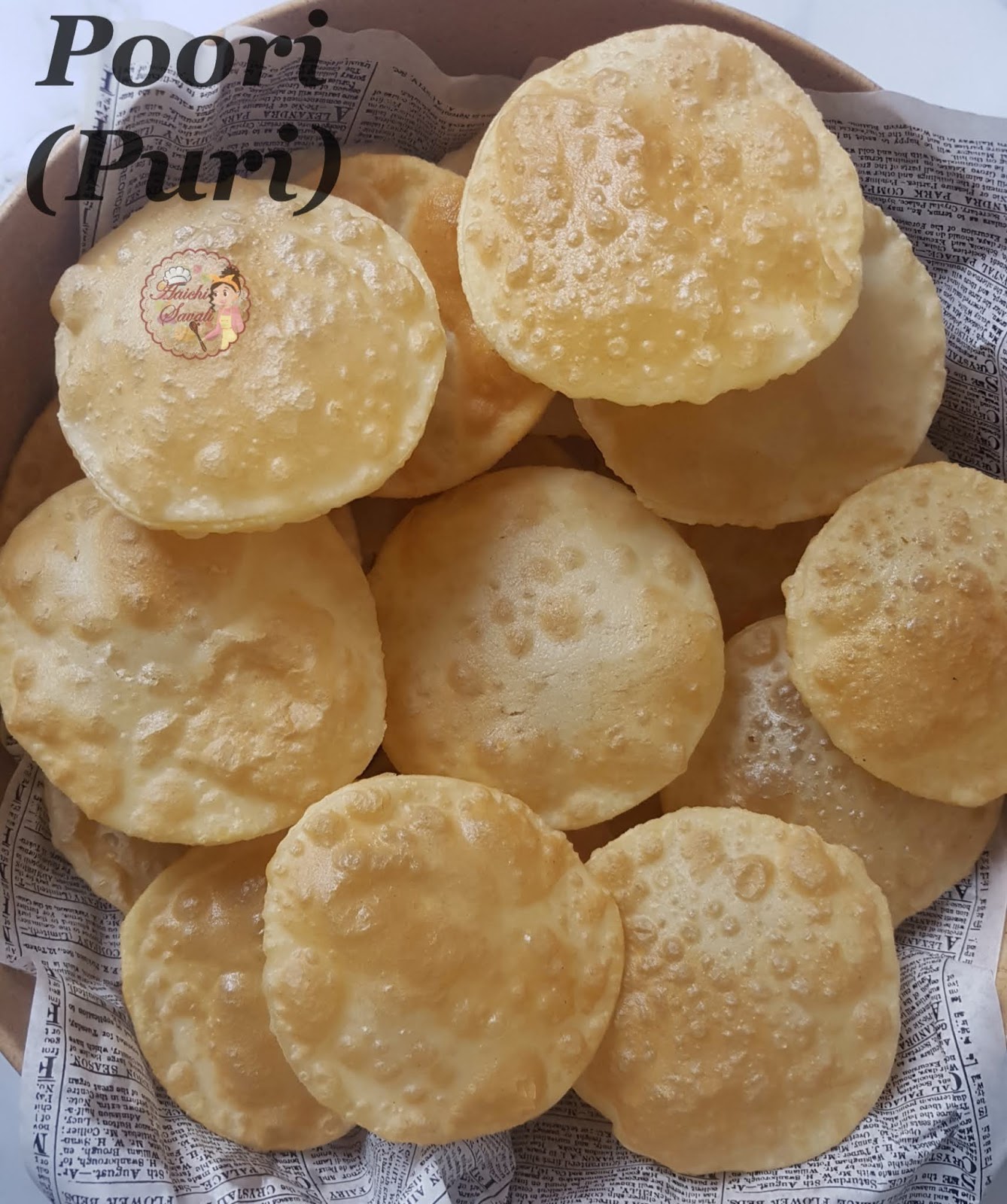 Poori/Puri Perfect Flatbread for Indian Sweet and Savory dishes | How ...
