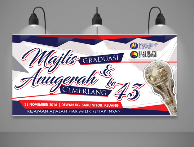 BACKDROP : MAJLIS GRADUASI DAN ANUGERAH CEMERLANG 2016