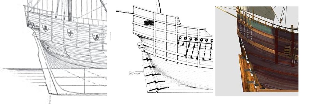 Robert's Old Ships: A Study of Sterns