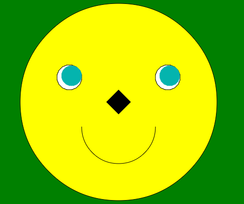 Create Smiling Face in HTML5 Canvas ~ Web Speaks
