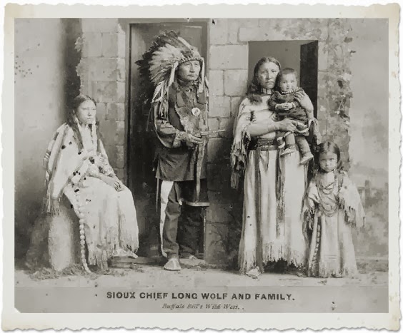 Sleeping Gardens: Sioux Chief Long Wolf ~ Returned Home